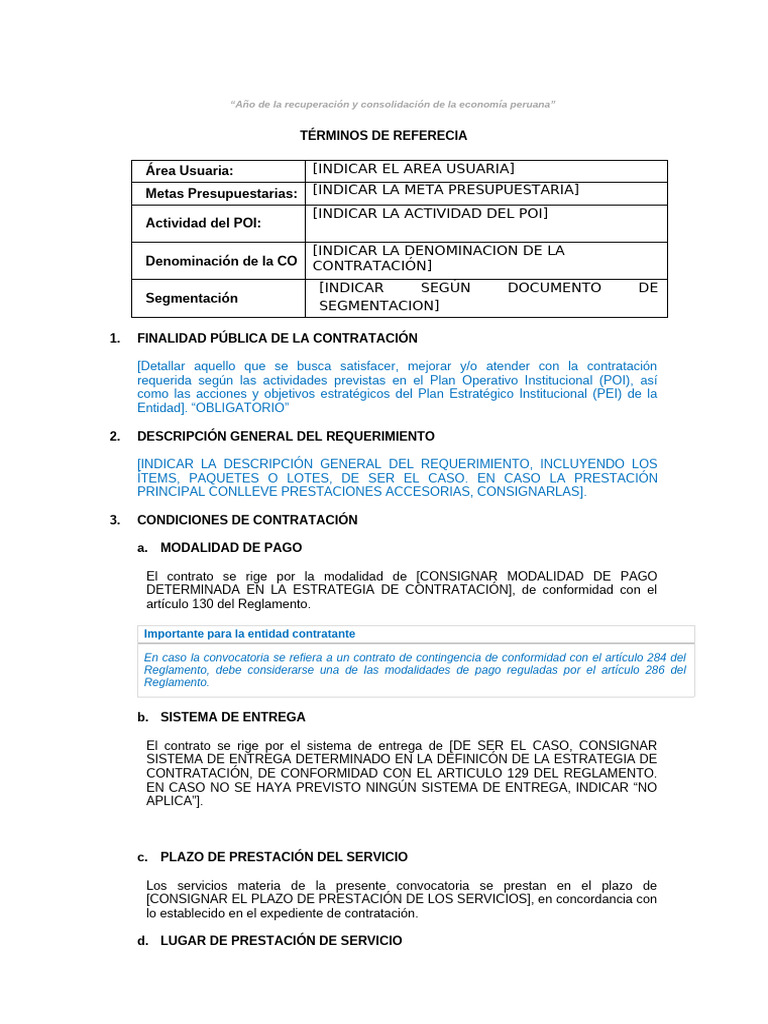 Formato de TDR | PDF | Arbitraje | Licenciatura