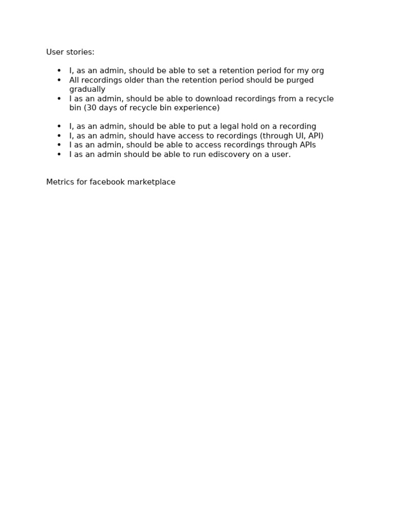 User Stories | PDF