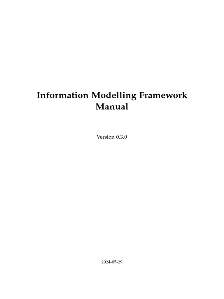 IMF-Manual-v0 3 0 | PDF | System | Information