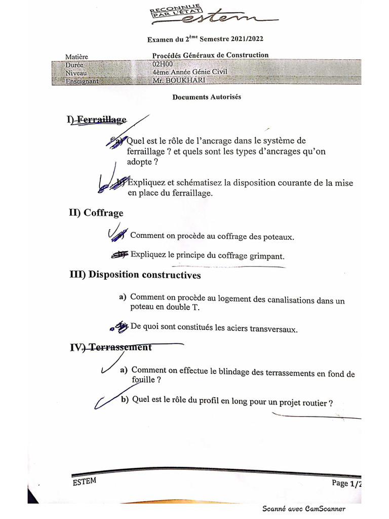 Procédés Généreux de Construction | PDF