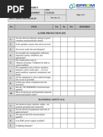 Fire Bucket Inspection Check List | PDF