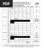 Calendario Escolar 2025-2026 ITESM | PDF