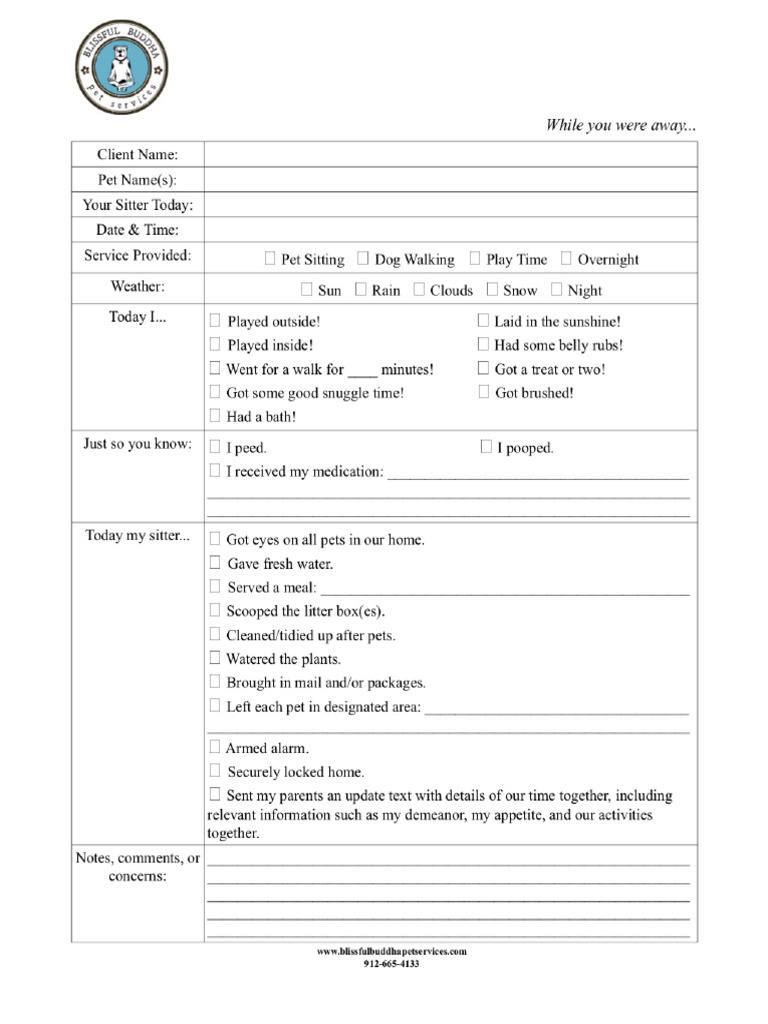 Daily Client Update Form 2021 2 | PDF