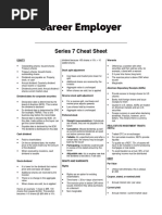 SIE Exam Cheat Sheet: Key Formulas & Strategies | PDF