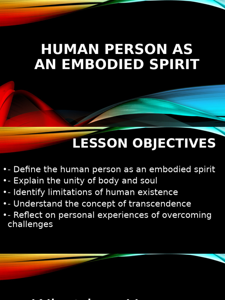 Understanding the Embodied Spirit | PDF | Soul | Liberal Arts Education