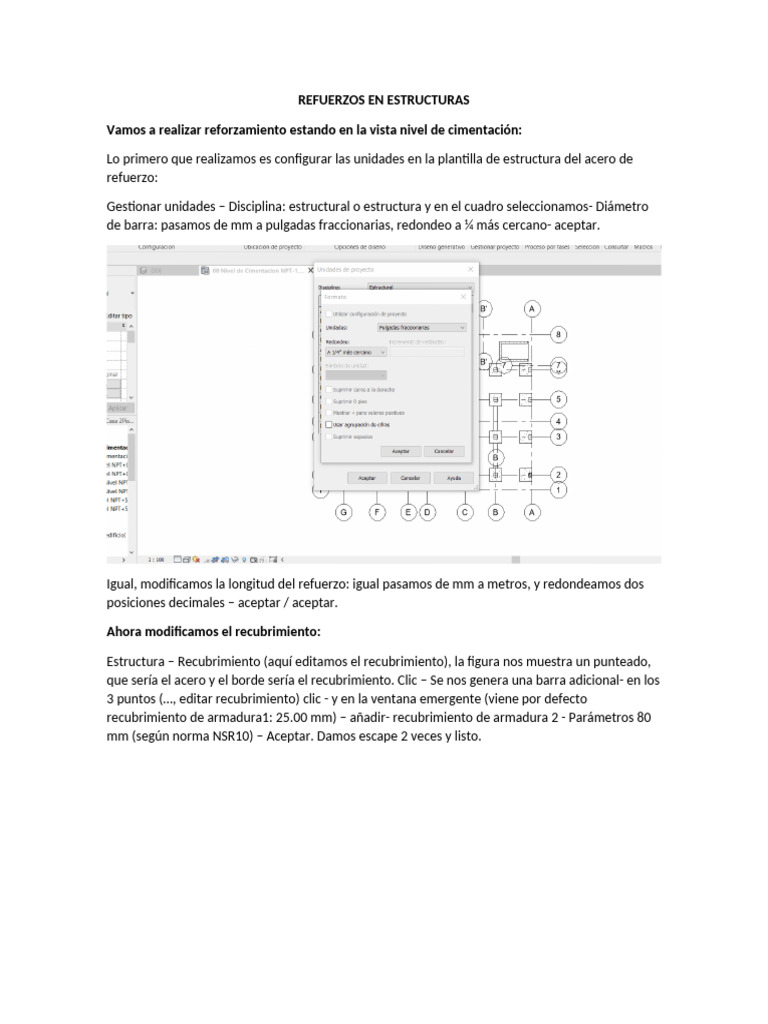 Refuerzos en Estructuras | PDF | Fundación (Ingeniería) | Columna
