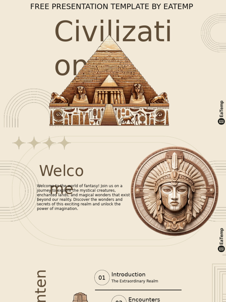 Civilization PowerPoint Template by EaTemp | PDF | Magician (Fantasy ...