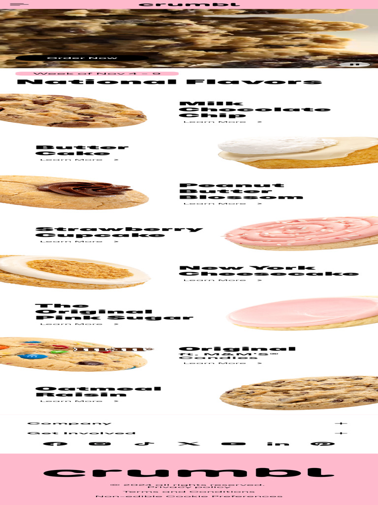Crumbl Cookies - Freshly Baked & Delivered Cookies | PDF