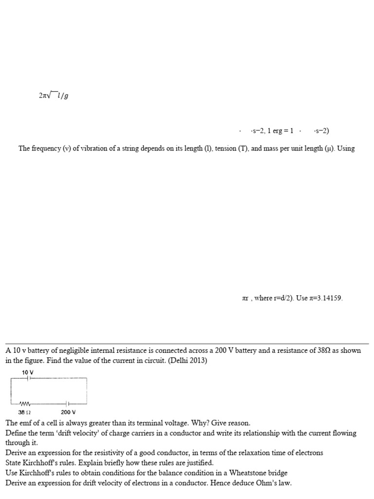 Class 11 Physics Practice Questions | PDF | Significant Figures | Force