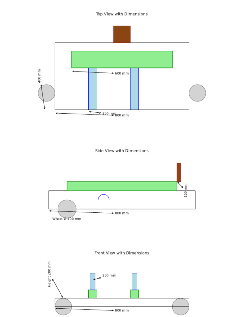 2-Row Paddy Transplanter Drawing With Dimensions | PDF