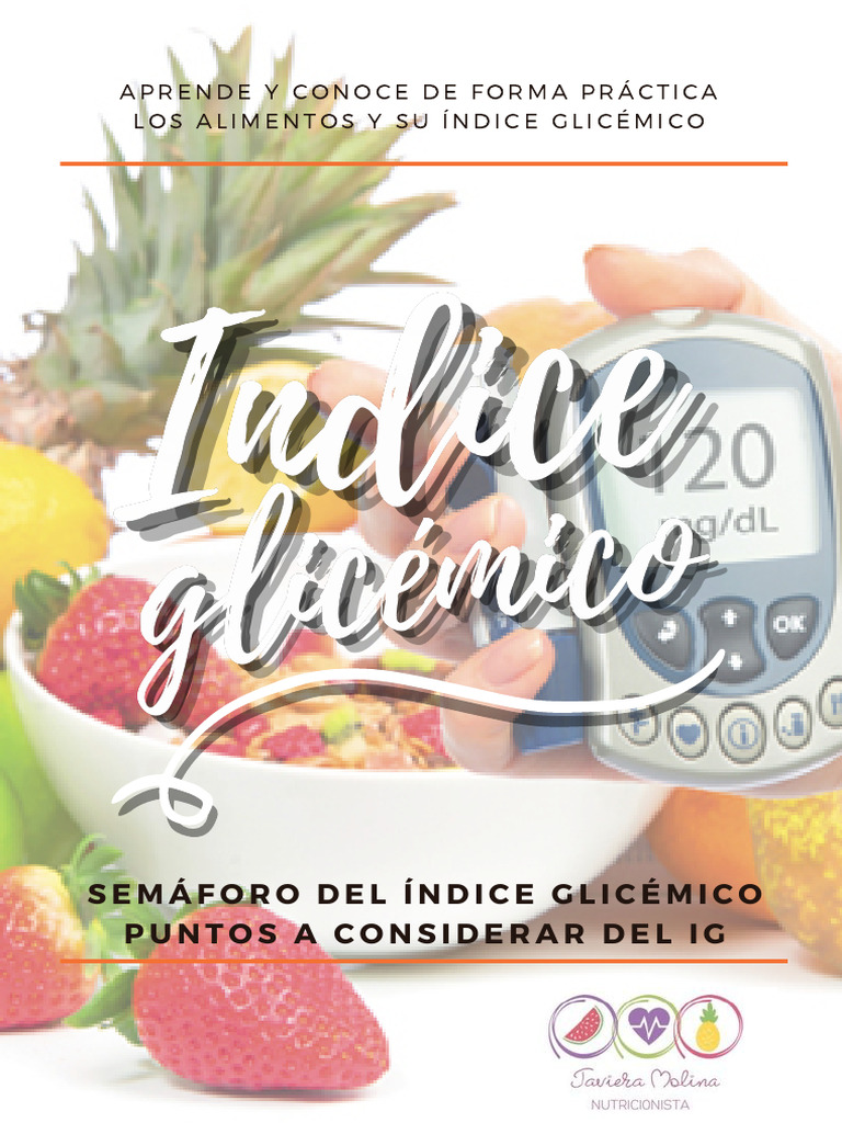 Guía Índice Glicémico | PDF | Nivel de glucosa | Alimentos