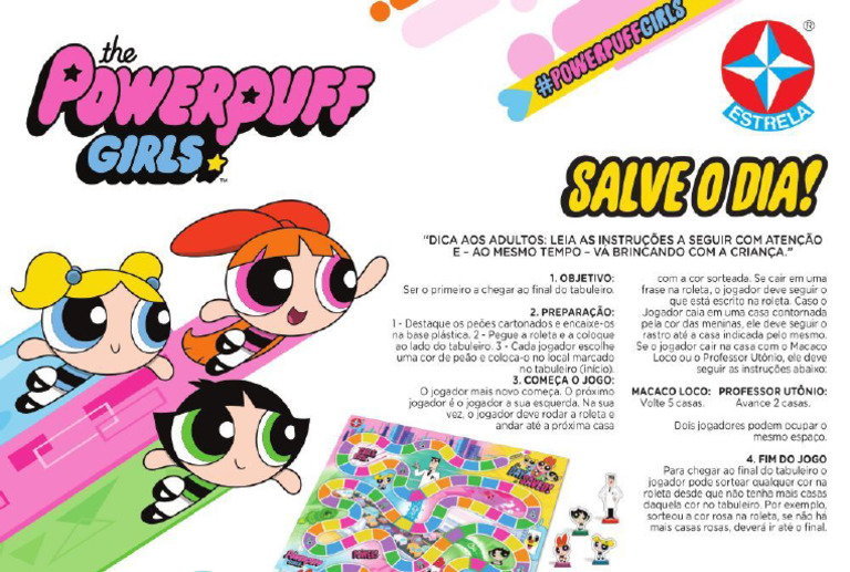 Manual Salve o Dia As Meninas Superpoderosas | PDF