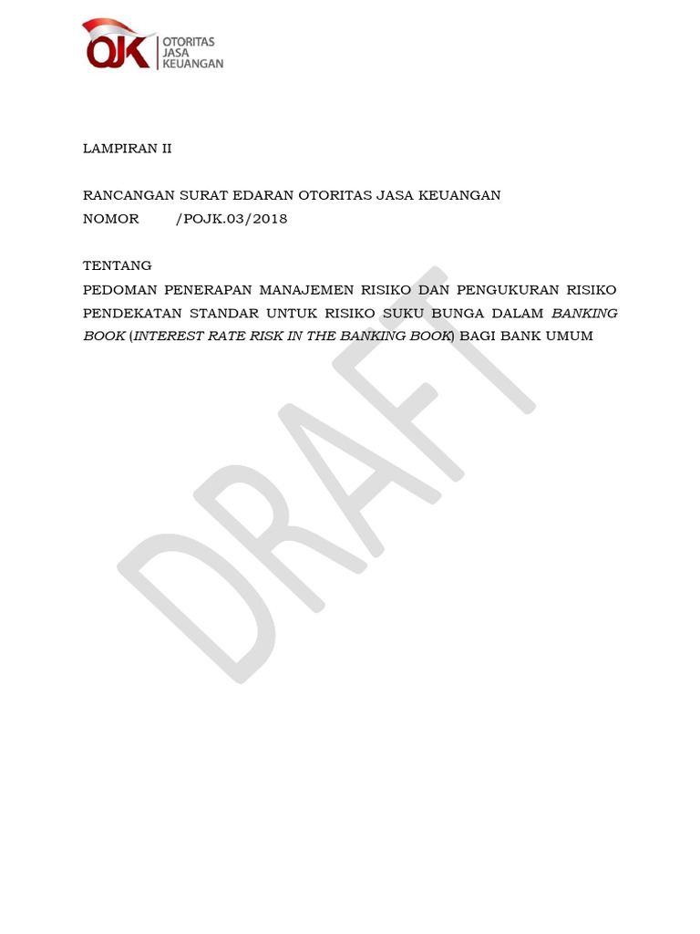 LAMPIRAN 2 (Perhitungan IRRBB) - Pedoman Pengukuran Dan Perhitungan Manajemen Risiko IRRBB | PDF