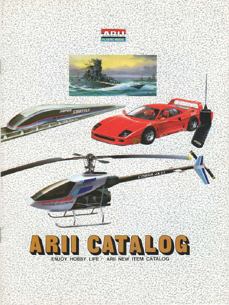 ARII 1990 Plastic Model Kit Catalogue | PDF