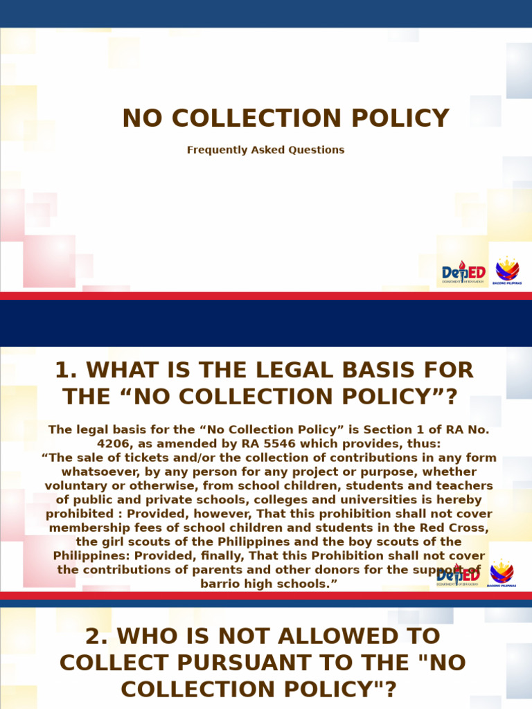 Understanding the No Collection Policy | PDF | Justice | Crime & Violence
