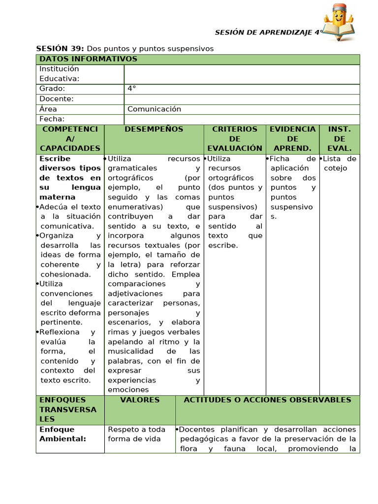 Sesiones 4° - Unidad 5 - Sem 4 | PDF | Kilogramo | Aprendizaje