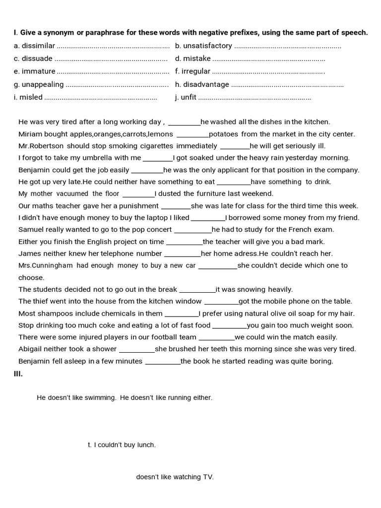 English Checkpoint 8 Practice Exercises | PDF
