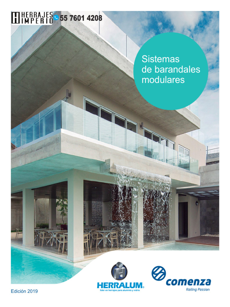 Sistemas de Barandales Modulares Comenza | PDF | Materiales | Procesos ...