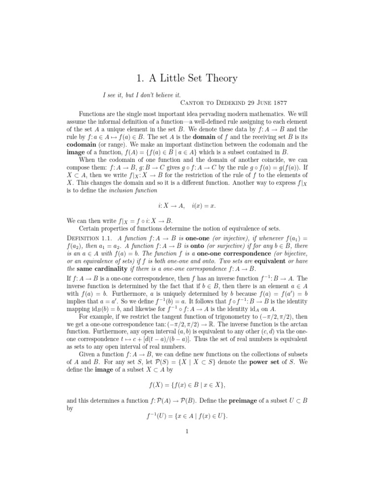 Final Chapter 1 | PDF | Function (Mathematics) | Set (Mathematics)