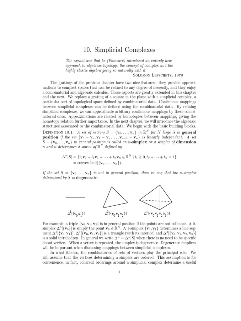 Understanding Simplicial Complexes | PDF | Geometry | Topology