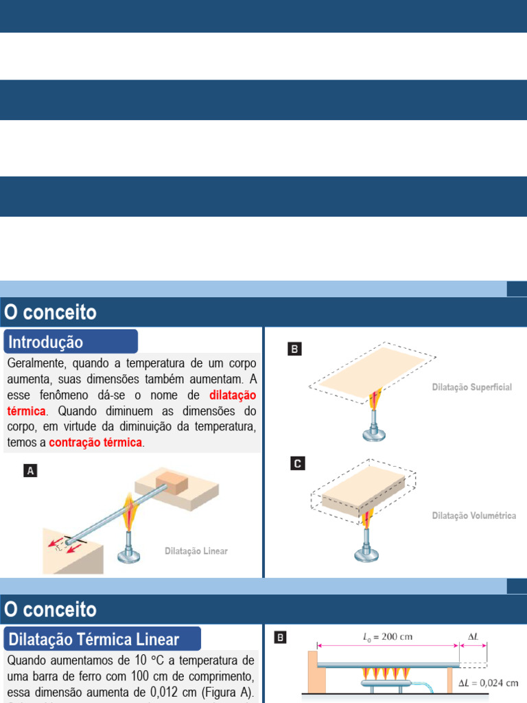 Dilatação Térmica Linear na Física | PDF | Expansão térmica | Ciências ...