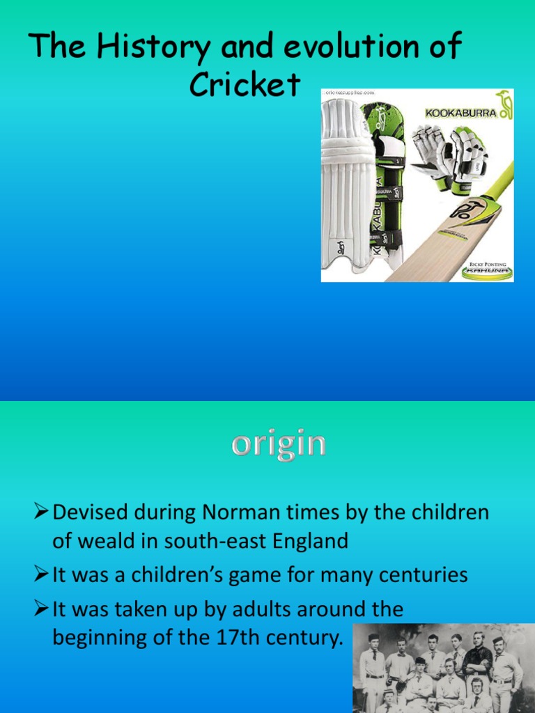 Evolution of Cricket: A Brief History | PDF | Cricket | England Cricket ...