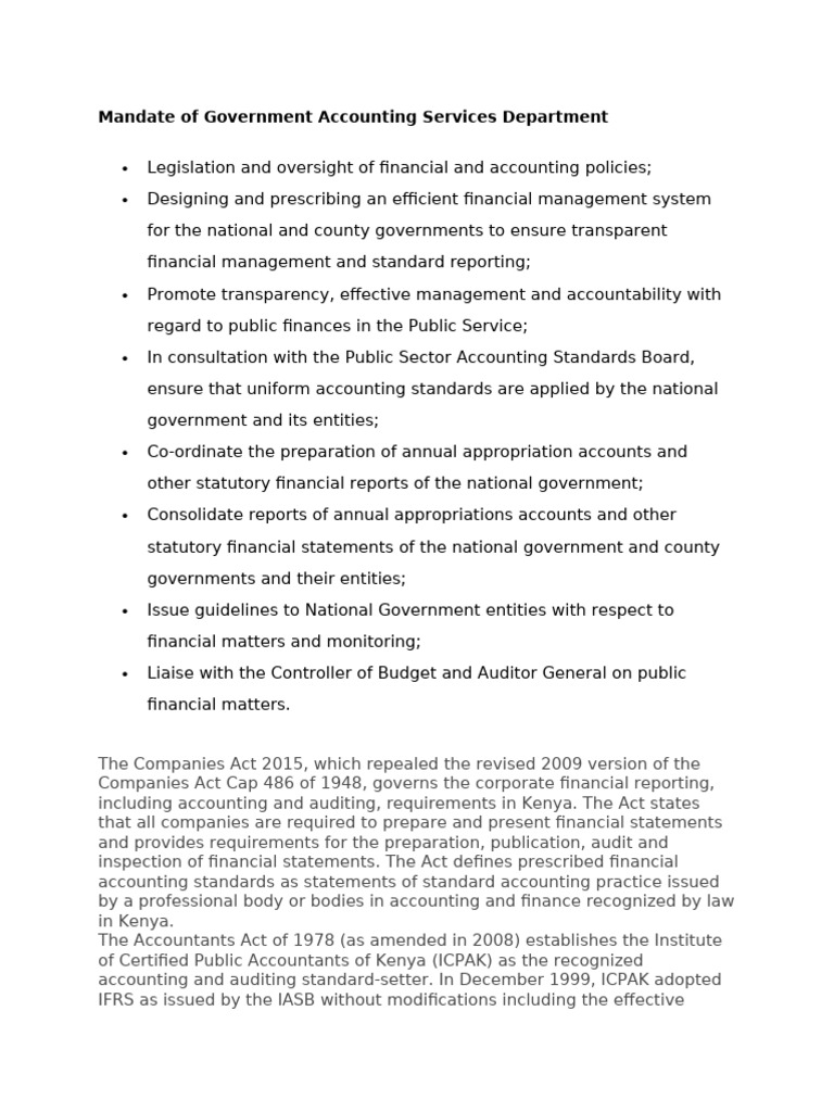 National Accounting Standards | PDF | Accounting | Audit