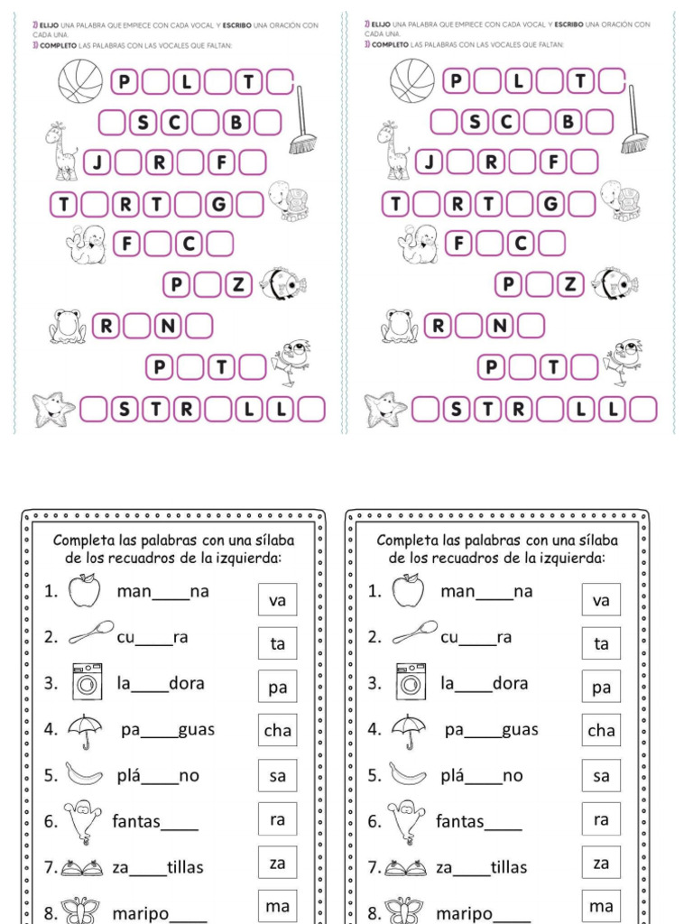 Silabas Practicas | PDF