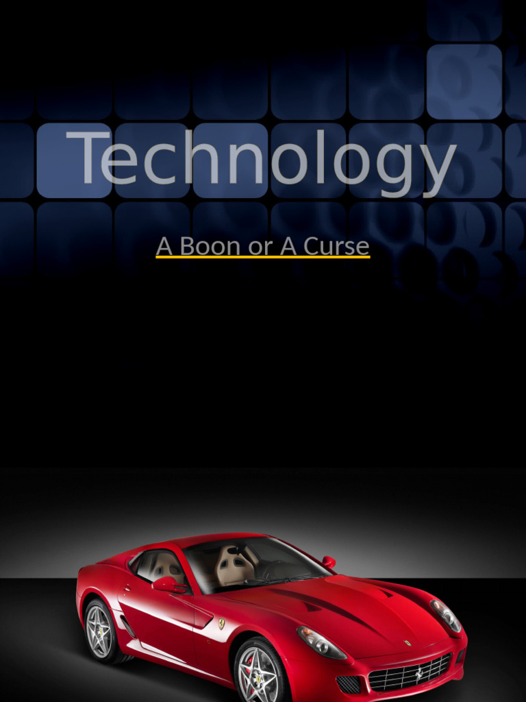 Technology - Boon or Curse | PDF
