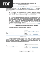Submission of Option & Undertaking Form | PDF | Government