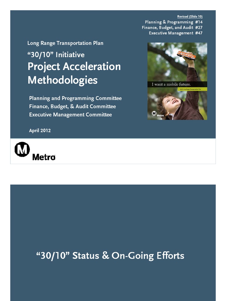 30-10 Intiative Project Acceleration Methodologies | PDF | Public ...