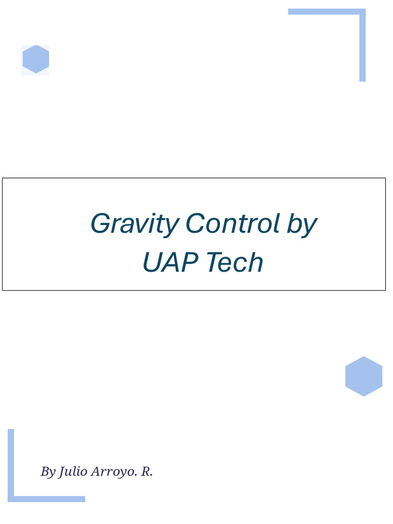 Gravity_Control_by_UAP_Tech | PDF | Gravedad | Interacción fundamental