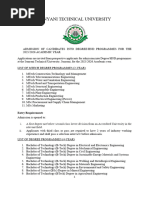 Masvingo Polytechnic August 2025 Intake Advert | PDF | Engineering ...