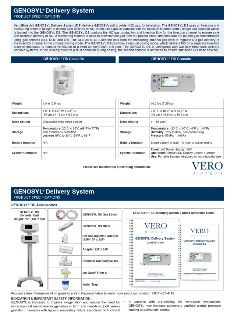GENOSYL Delivery System Overview | PDF | Clinical Medicine | Medical ...
