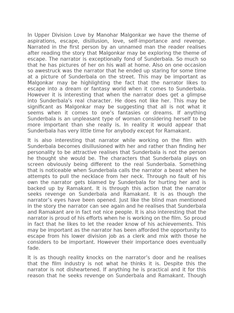 Disillusionment in Upper Division Love | PDF