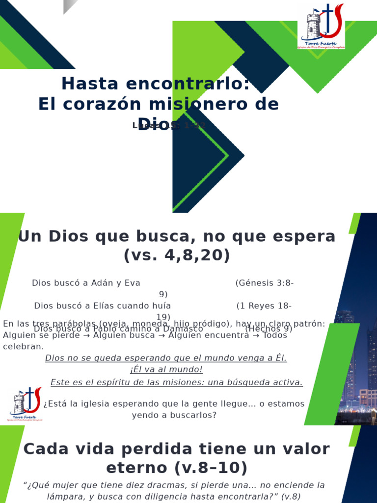Hasta Encontrarlo, El Corazón Misionero de Dios | PDF | Misionero ...