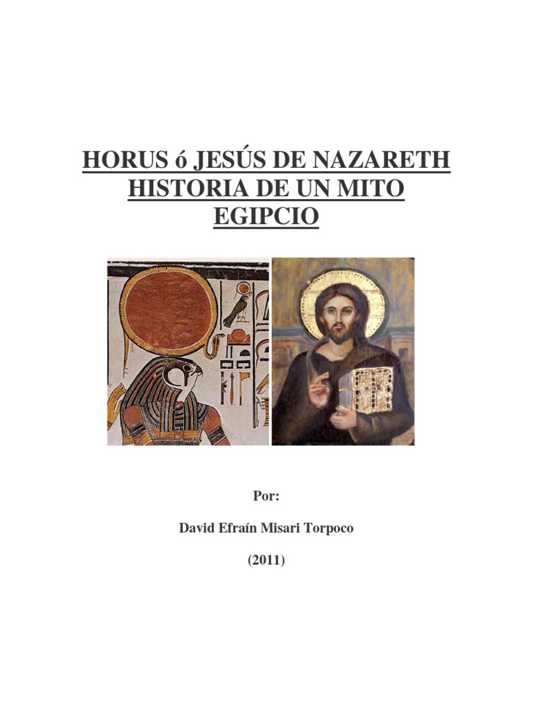 Horus o Jesús de Nazareth | PDF | Horus | Osiris