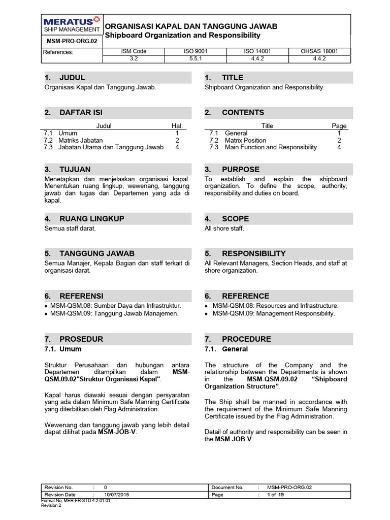 MSM-PRO-OrG.02 Shipboard Organization and Responsibility (R0-10072015 ...