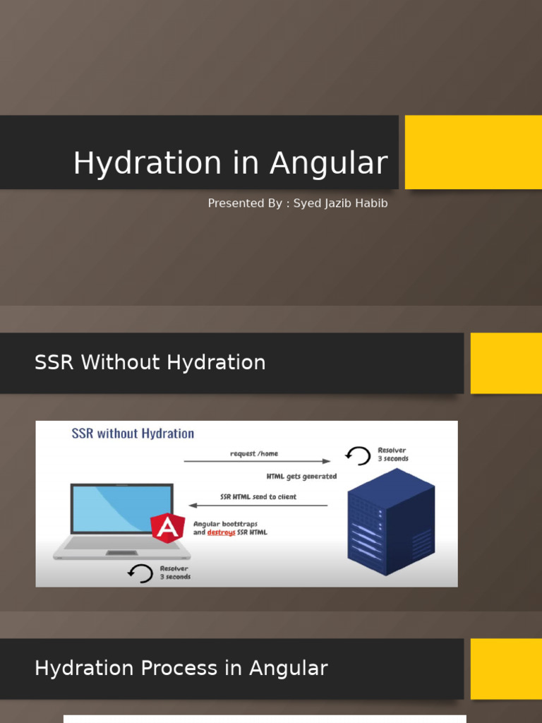 Hydration in Angular | PDF