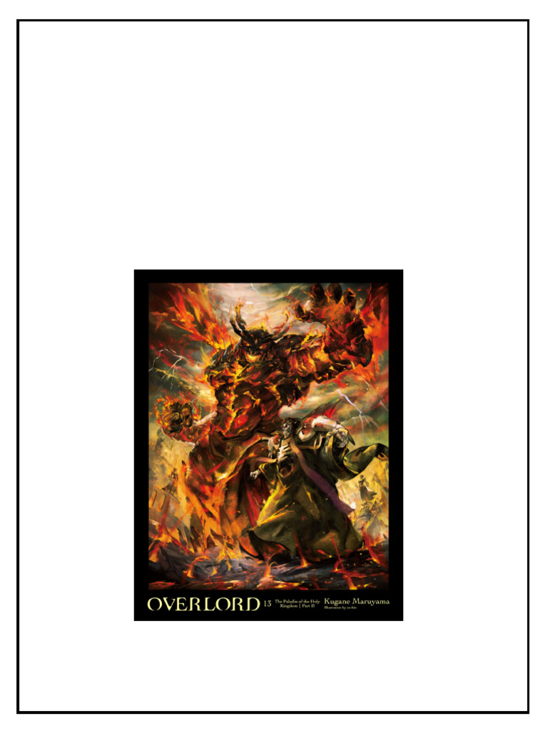Overlord Vol 13 The Paladin of The Holy Kingdom Part Ii Kugane Maruyama ...