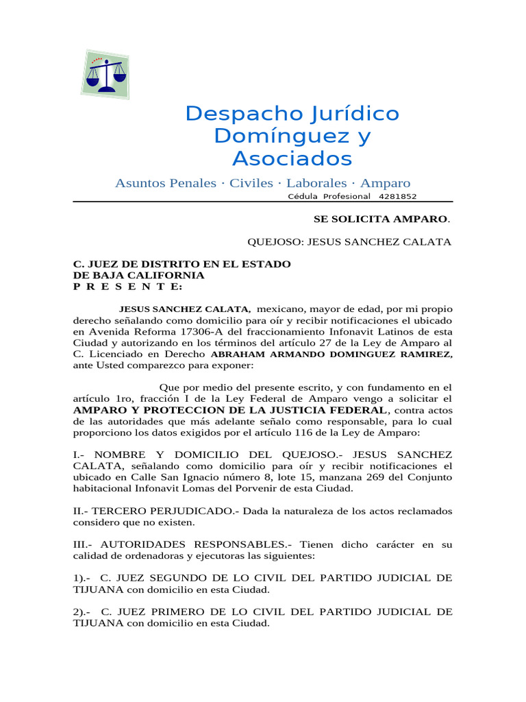 AMPARO JESUS CALATA Julio 23 | PDF | Sentencia (ley) | Propiedad