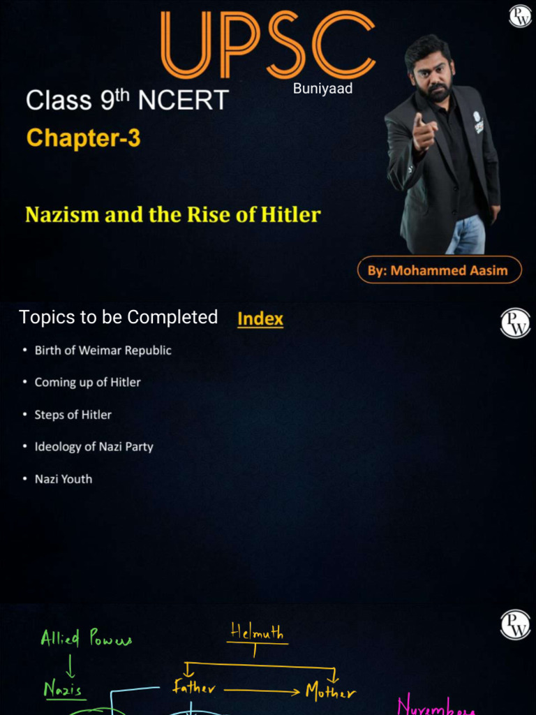 Nazism and the Rise of Hitler FULL CHAPTER _ Class 9 _ History Chapter ...