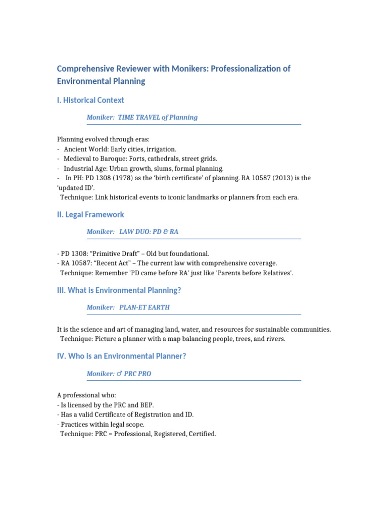 Comprehensive Reviewer EnP With Monikers | PDF