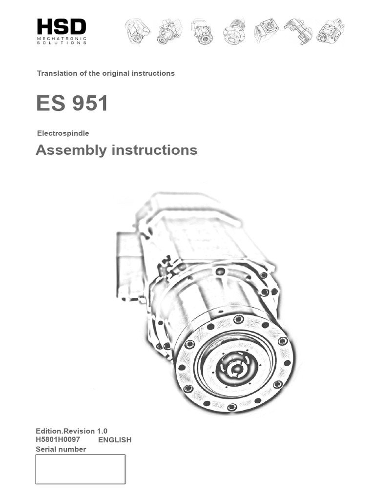 ES951 Spindle | PDF | Pneumatics