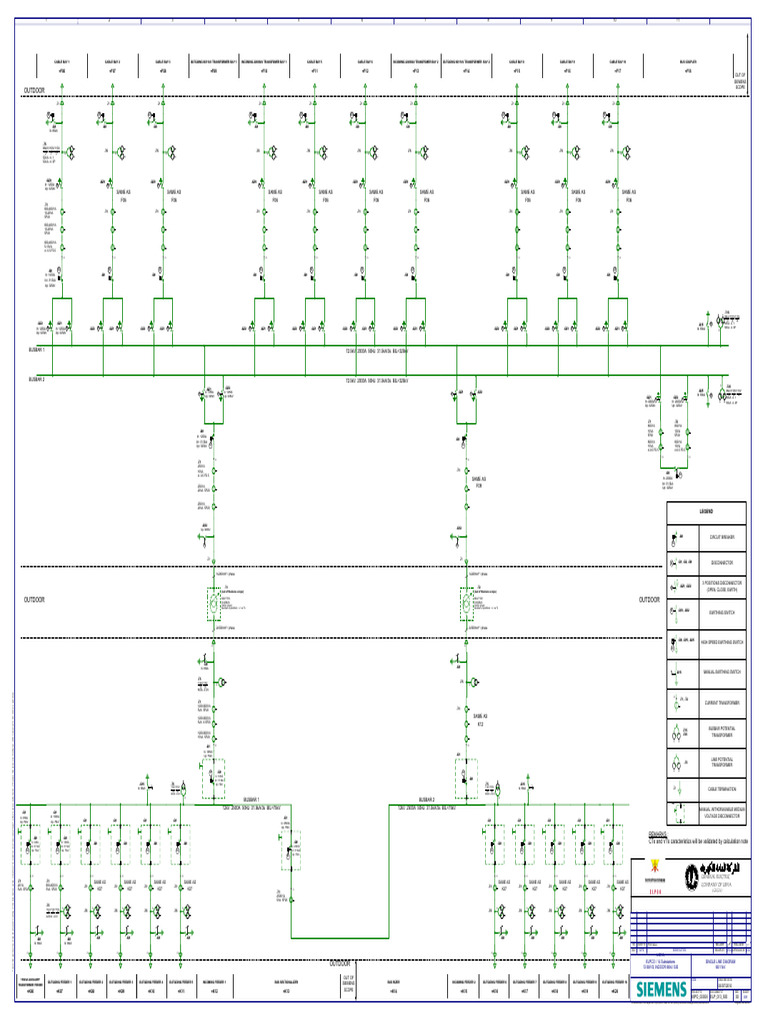 66kV GIS Single Line Diagram | PDF | Electrical Engineering | Electric ...