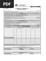 BIR Form 2307: Tax Withheld Certificate | PDF | Value Added Tax ...
