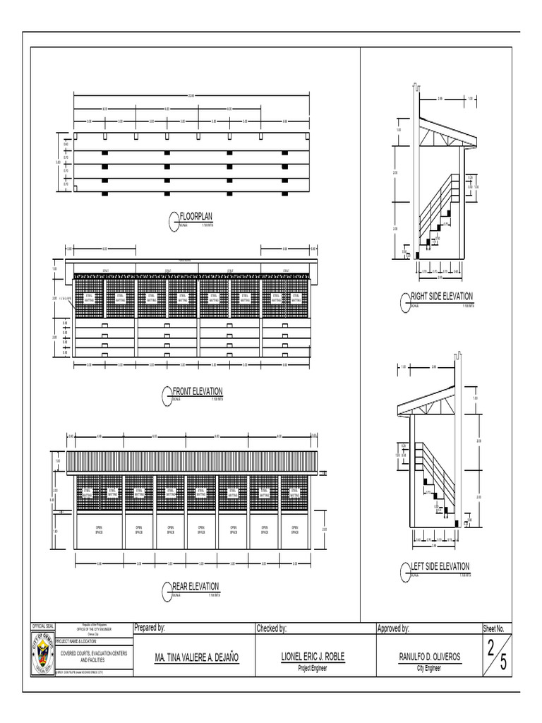 Steel Matting Project Plans and Elevations | PDF