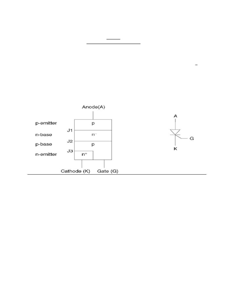 UNIT - 1 - Power Semiconductor Devices | PDF | Electromagnetism ...