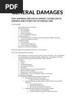 Template Schedule of Loss (Draft) | PDF | Damages | Employment