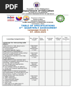 Tarp For 1st Quarter Recognition | PDF